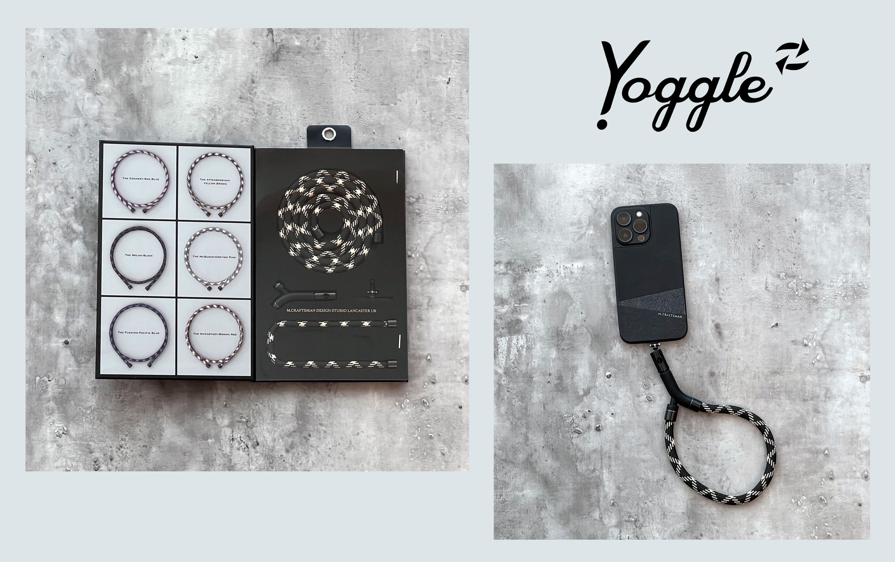 Yoggle Exchange Set 替換長短繩禮盒組 黃咖 – M.CRAFTSMAN